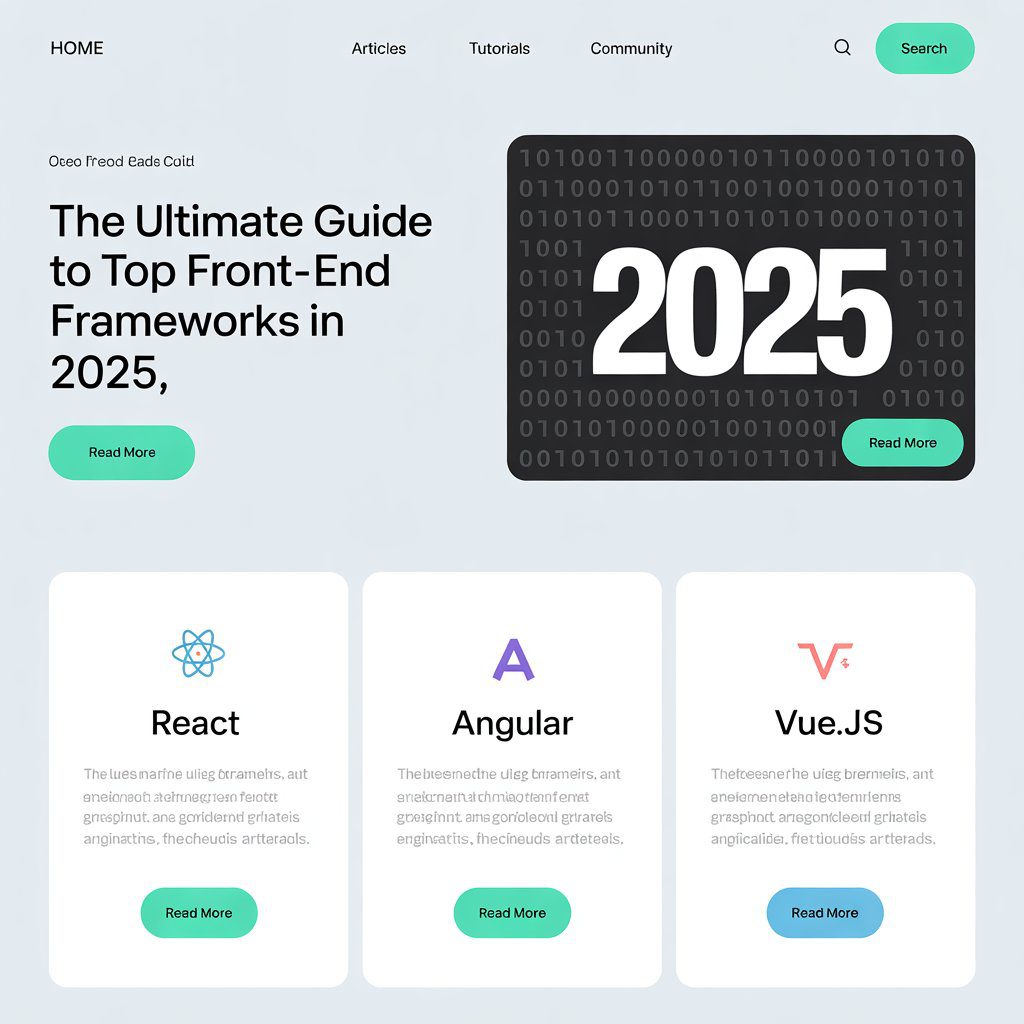 Top Front-End Frameworks in 2025: Expert Comparison